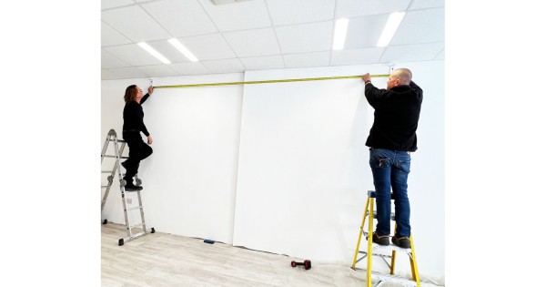 Ceiling track hoist installation