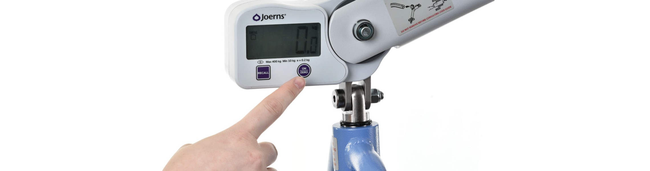 Hoist weighing scales