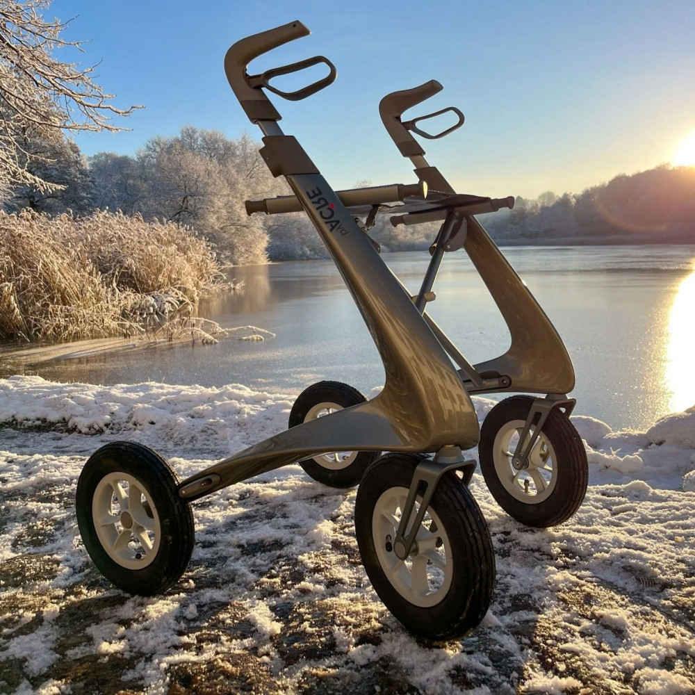 byACRE Carbon Overland Rollator – Lightweight All-Terrain Walking Aid