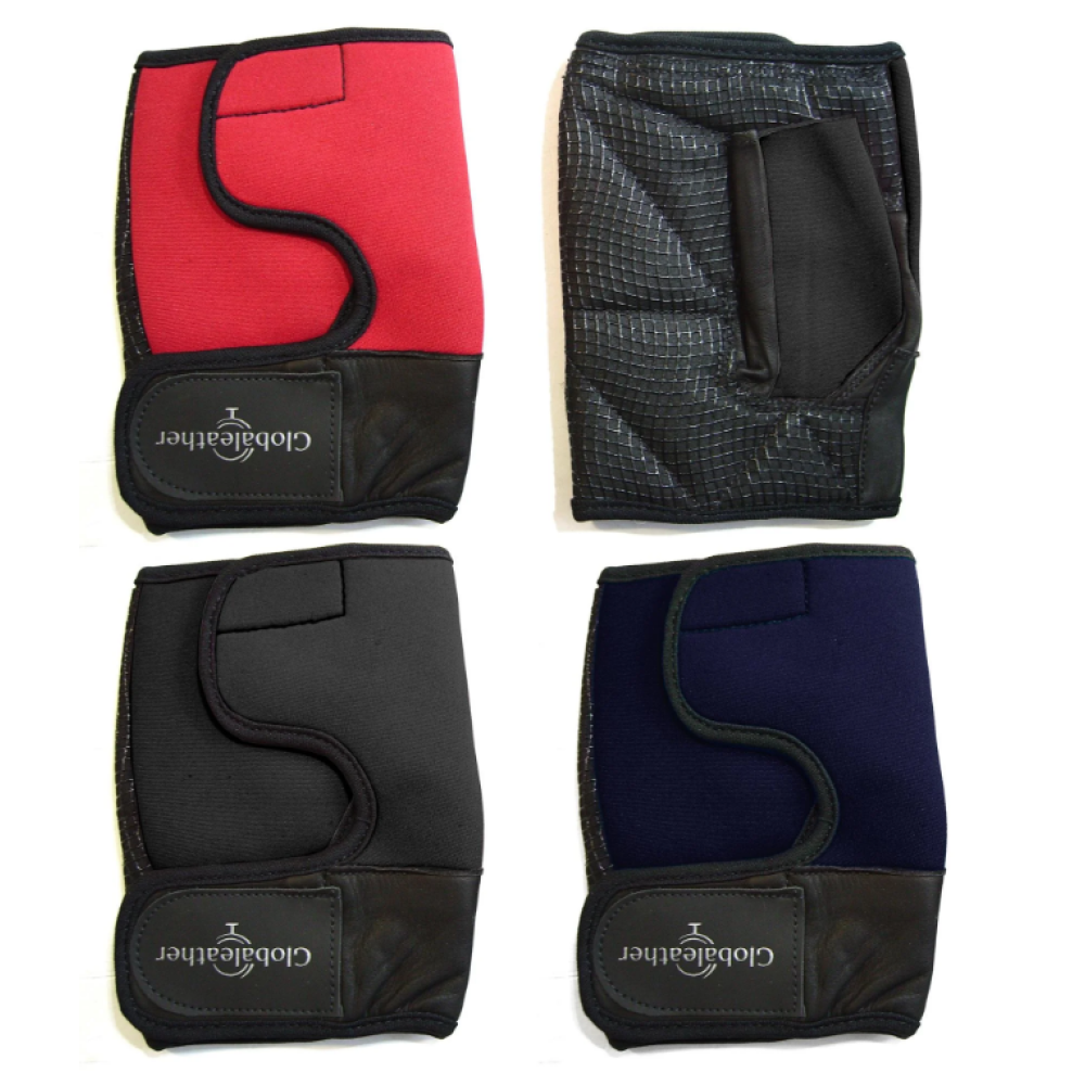 Globaleather Wheelchair Hand Wraps – Leather & Neoprene Grip Supports