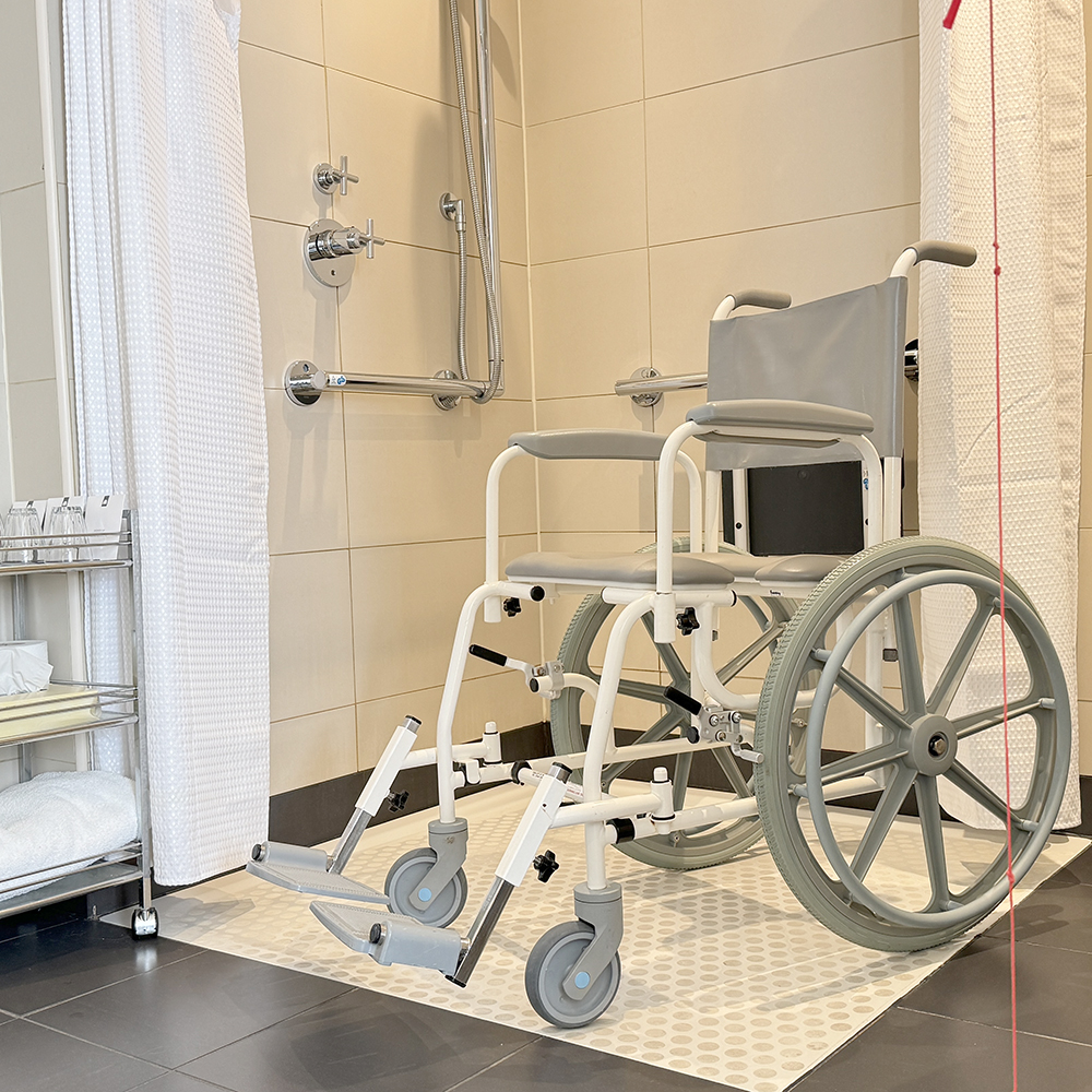 Prism Freeway T70 Shower Chair – Self-Propelled & Hygienic
