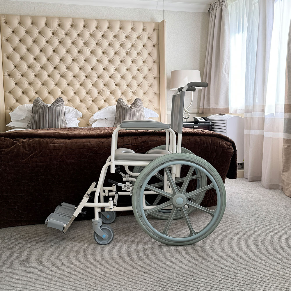 Prism Freeway T70 Shower Chair – Self-Propelled & Hygienic