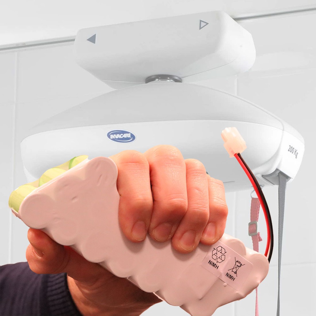 Invacare Robin Battery Replacement for Ceiling Hoist – 12 Month Warranty