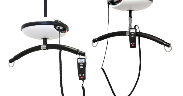Ergolet Luna Ceiling Hoist – 200kg SWL | Safe & Compact Overhead Lift