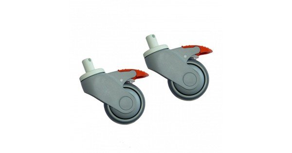 Etac Clean Mobile Shower Commode 75 mm 3 inches castors