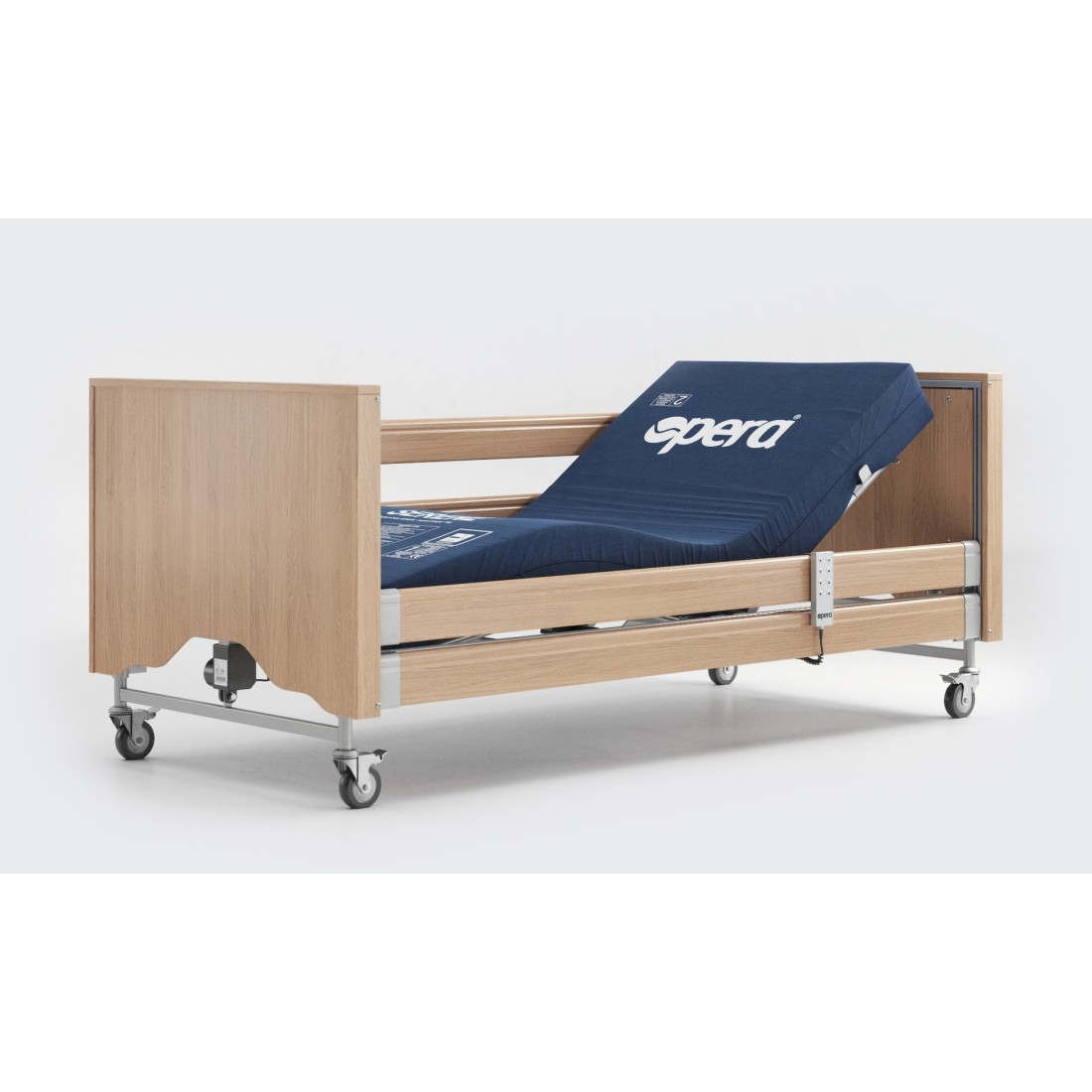opera classic profiling bed – height adjustable wooden bed for home and ...