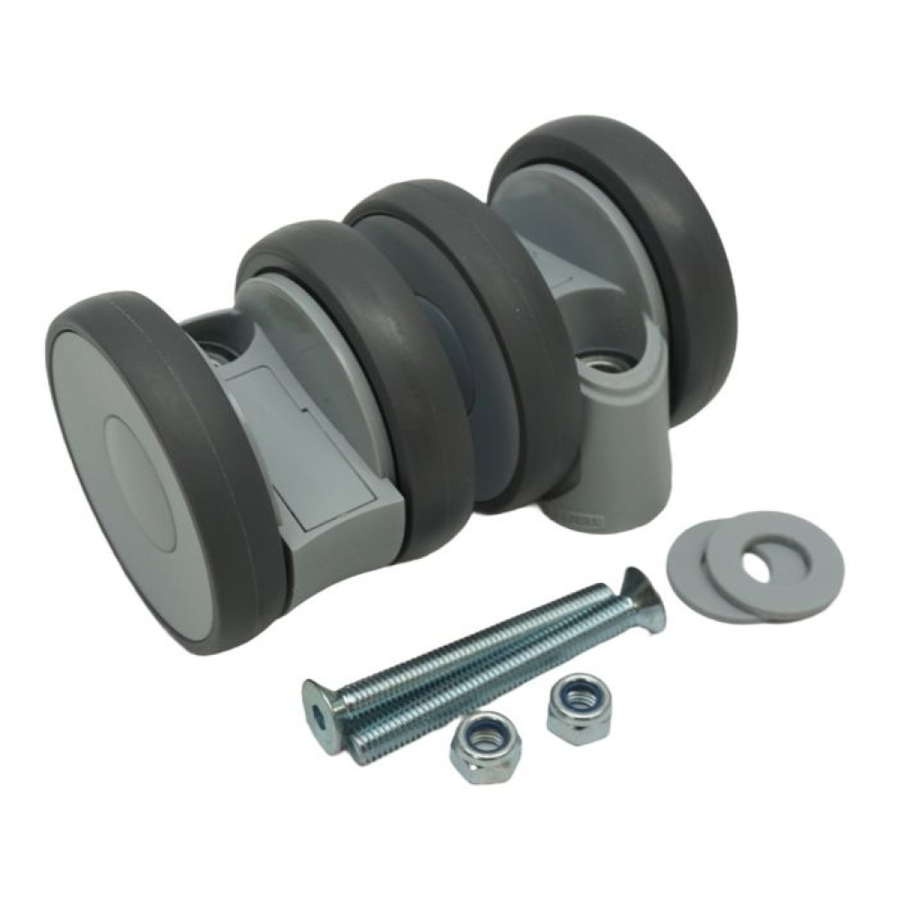 Oxford Calibre Front castor bracket assembly (including castors & fixings)