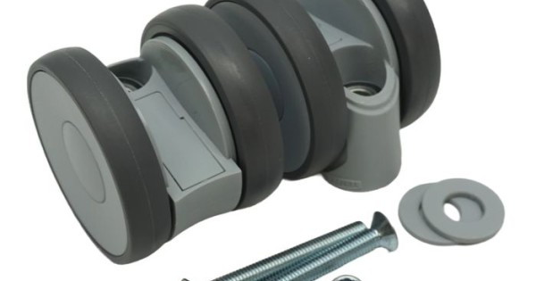 Oxford Calibre Front castor bracket assembly (including castors & fixings)