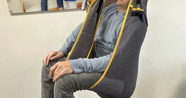 Full Back Net Sling with Padded Legs | Breathable Patient Transfer Sling