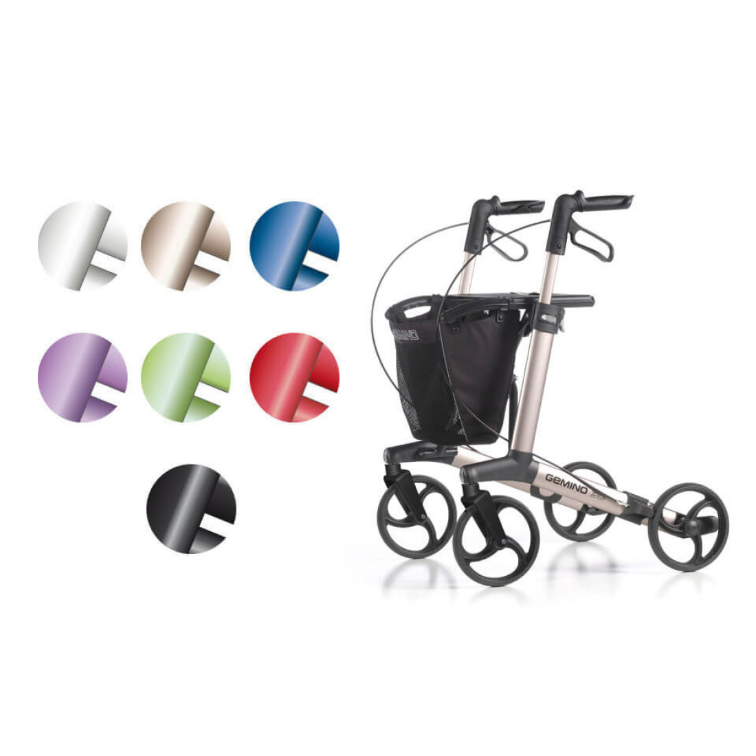 Sunrise Gemino 30 Rollator – Lightweight, Foldable & Ergonomic Walking Aid