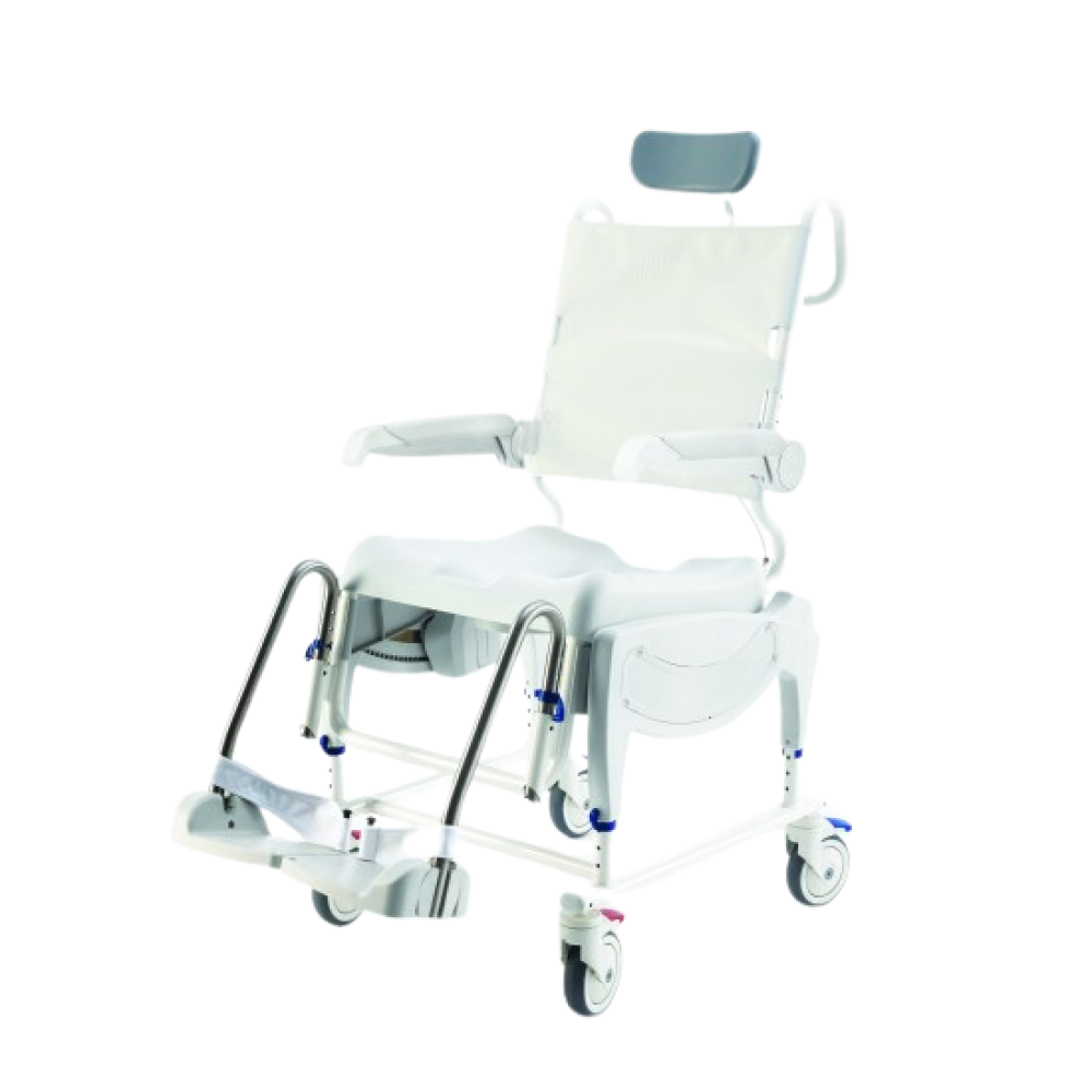 Invacare Ocean Dual Tilt & Recline Shower Commode – Height Adjustable ...