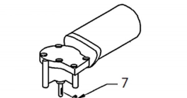 Oxford Mermaid Woodruff Key - motor shaft