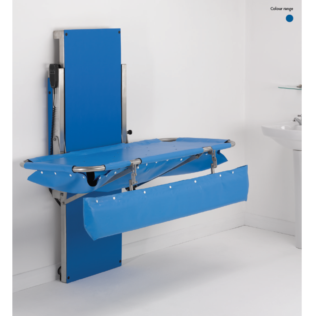 Freeway Hi-Rise Shower Stretcher – Electrically Operated Wall & Floor-Mounted Changing and ...