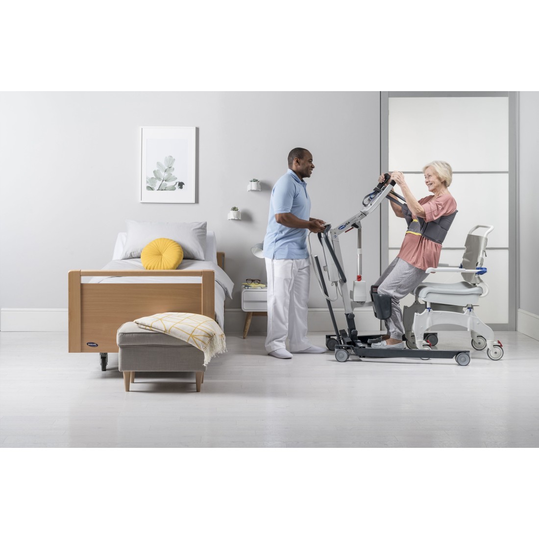 Invacare ISA Stand Assist – Adjustable Patient Stand Aid | Enable Living