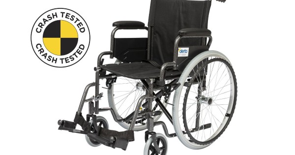 Alerta Self-Propelled Wheelchair – Crash-Tested, Lightweight Mobility Aid