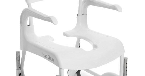 Etac Clean Height Adjustable Shower Commode – Adjustable Comfort & Enhanced Support
