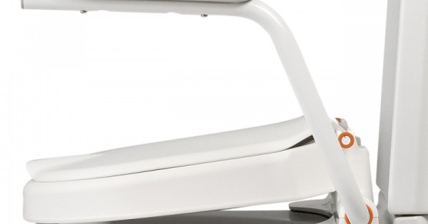 Etac Hi-Loo Angled Toilet Seat with Arm Supports | Fixed Mounting Raised Toilet Seat