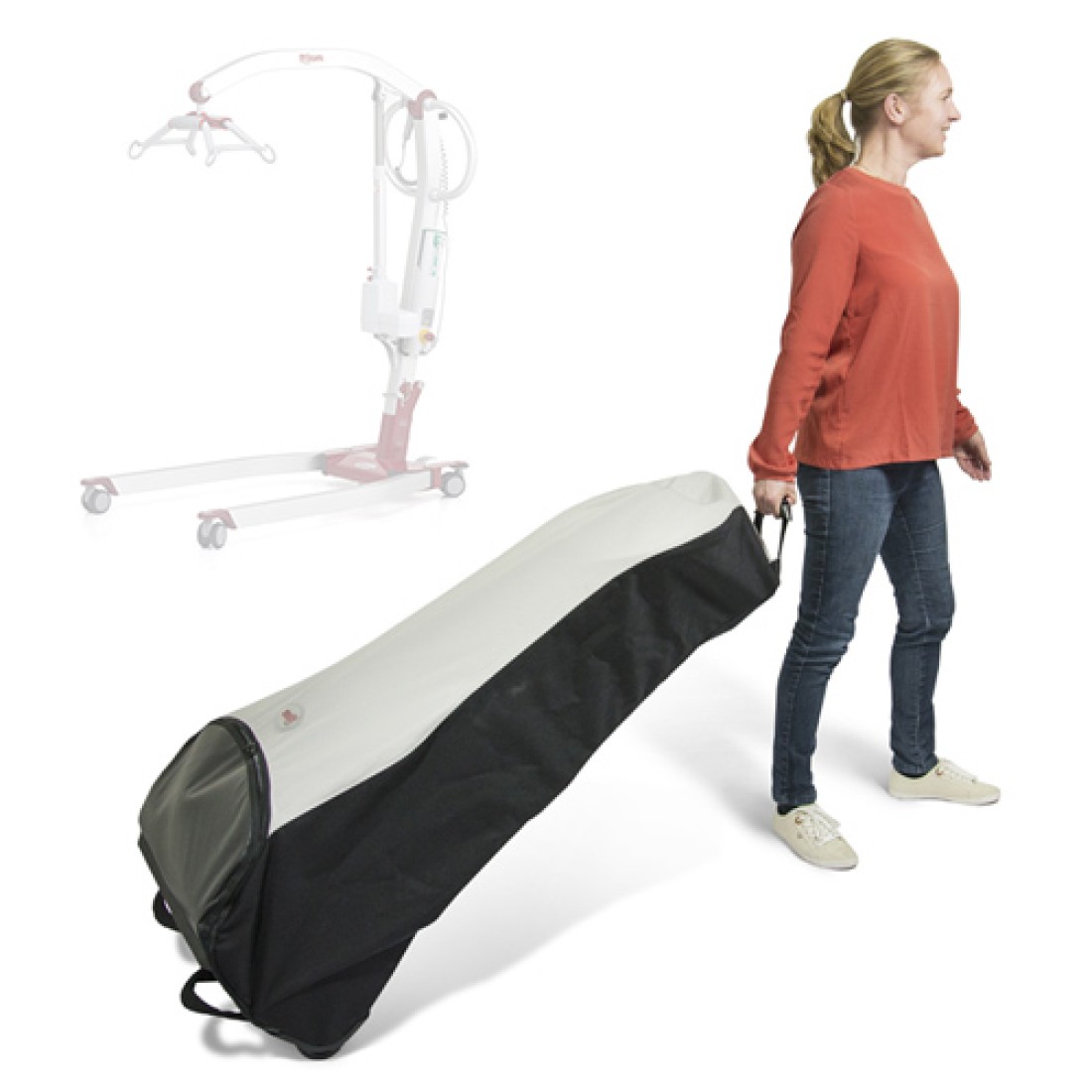 Molift Smart 150 Folding Hoist with Soft Travel Bag – Lightweight 150 ...