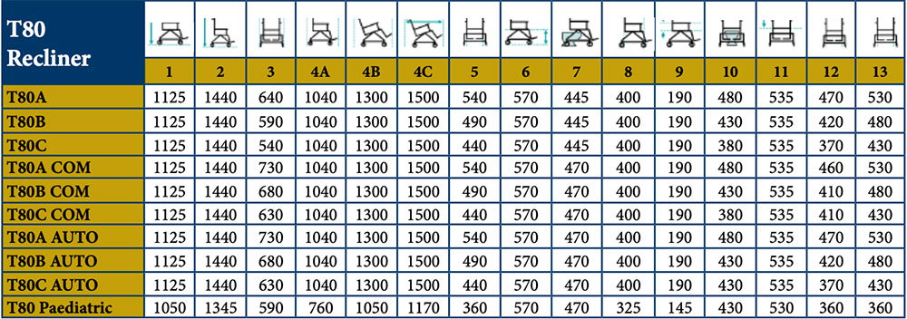 Prism Freeway T80 Reclining Shower Chair – Adjustable Mobility ...
